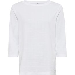 Olsen T-Shirt, 3/4-Arm, Rundhals, für Damen, weiß, 42