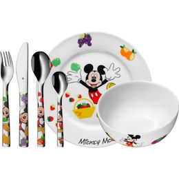 WMF Kindergeschirr-Set "Mickey Mouse", 6-teilig, mehrfarbig