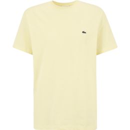 Lacoste T-Shirt, Rundhalsausschnitt, für Herren, gelb, S