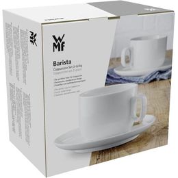 WMF Cappuccino-Set "Barista", 4-teilig, weiß