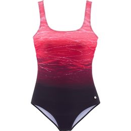 Lascana Badeanzug, schnelltrocknend, Shapingeinsatz, für Damen, rot, 46D