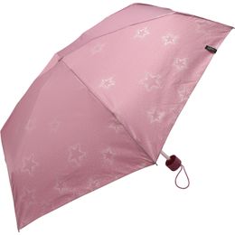 Esprit Ultra Mini Regenschirm, einfarbig, rosa