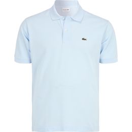 Lacoste Poloshirt, Logo-Stickerei, uni, für Herren, blau, M
