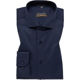 Eterna Businesshemd "Cover Shirt", Slim Fit, 1/1 Arm, Haifisch-Kragen, für Herren, blau, 44