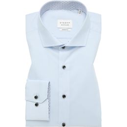 Eterna Business-Hemd, Modern Fit, Haifisch, Langarm, für Herren, blau, 44