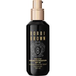 Bobbi Brown Intense Serum Foundation Spf 40, Gesichts Make-up, foundation, Fluid, braun (23 WARM WALNUT), strahlend, Deckkraft: Mittel,