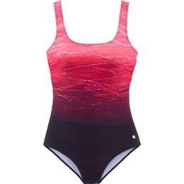 Lascana Badeanzug, schnelltrocknend, Shapingeinsatz, für Damen, rot, 42D