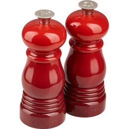 Le Creuset® Salz- und Pfeffermühlen-Set, Mini, 12 cm, rot