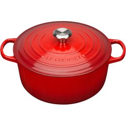 Le Creuset® Bräter "Signature", aus Gusseisen, rot