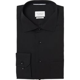 Eterna Business-Hemd, Comfort-Fit, Brusttasche, für Herren, schwarz, 44