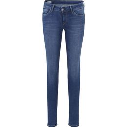 Pepe Jeans Jeanshose, Slim-Fit, Low-Waist, für Damen, blau, 27/32