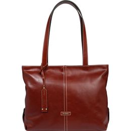 Picard Shopper "Eternity", Leder, Emblem, Anhänger, uni, für Damen, braun