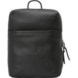 Picard Rucksack, Leder, Laptopfach, uni, für Damen, schwarz