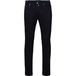 Pierre Cardin Lyon Jeans, Tapered Fit, 5-Pocket, für Herren, schwarz, 30/32