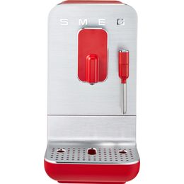 Smeg Kaffeevollautomat "50's Style BCC02RDMEU", 19 bar, 1350 Watt, rot