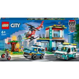 Lego® City - 60371 Hauptquartier der Rettungsfahrzeuge, MF
