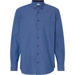 Eterna Businesshemd, Modern Fit, Button-Down-Kragen, für Herren, blau, 40