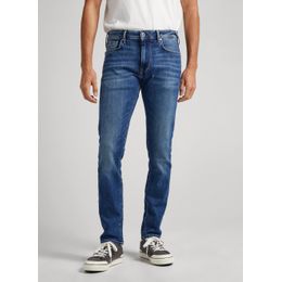 Pepe Jeans Stanley Jeanshose, Slim Fit, 5-Pockets, für Herren, blau, 34