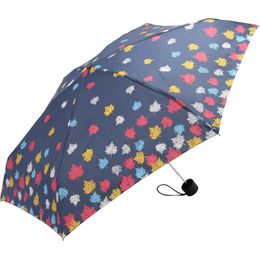 Pierre Cardin Regenschirm, Blätter, für Damen, blau