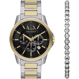 Armani Exchange Herren Uhren-Set "AX7148SET", bicolor, 99