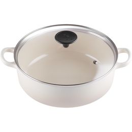 Le Creuset® Risotto-Topf, Gusseisen, weiß