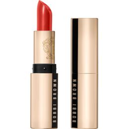 Bobbi Brown Luxe Lip Color, Lippen Make-up, lippenstifte, Creme, rot (SUNSET ORANGE), satin, Deckkraft: Mittel,