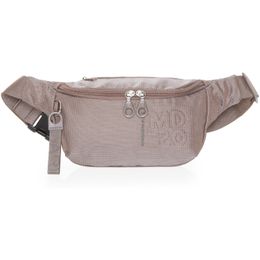 Mandarina Duck Gürteltasche, Reißverschluss, Anhänger, für Damen, beige