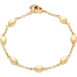 Leonardo Damen Armband "Puro Clip&Mix 021696", Edelstahl, gold, null