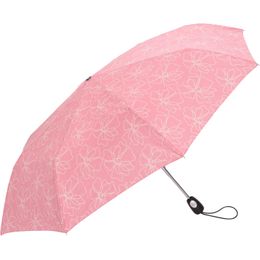 Pierre Cardin Easymatic light Taschenschirm, für Damen, rosa