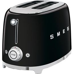 Smeg 2-Scheiben-Toaster, schwarz