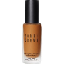 Bobbi Brown Skin Long-wear Weightless Foundation Spf 15, Gesichts Make-up, foundation, Fluid, beige (06 GOLDEN), mattierend, Deckkraft: Hoch,