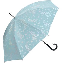 Pierre Cardin Long AC Regenschirm, Schmetterlinge, für Damen, blau