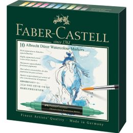 Faber-Castell Aquarellmarker "Albrecht Dürer", 10er Pack, BUNT