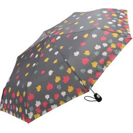 Pierre Cardin Regenschirm, gepunktet, für Damen und Herren, grau, 99