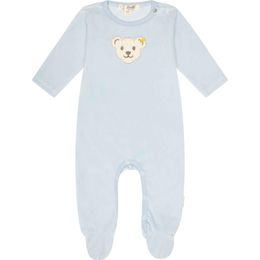 Steiff Strampler, Patch, für Babys und Kleinkinder, blau, 74