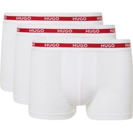 Hugo Pants, 3er-Pack, Logo-Bund, für Herren, weiß, XXL