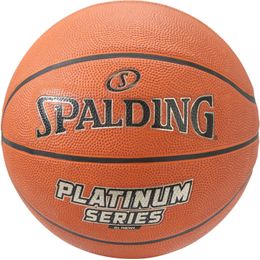 Spalding® Basketball "Platinum Series", für alle Oberflächen, guter Grip, orange, 7