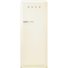 Smeg Kühlschrank 50's Style FAB28RCR5, LifePlus Schublade, Umluftkühlung, beige