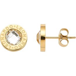 Leonardo Damen Ohrstecker "015568", Edelstahl, gold