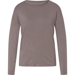 Tom Tailor Schlafshirt, Rundhals, uni, für Damen, grau, 42