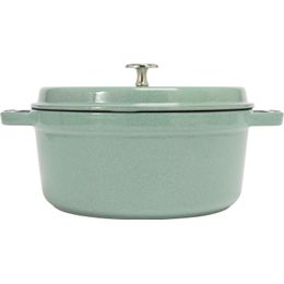 Staub® Cocotte, Gusseisen, grün