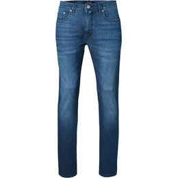 Pierre Cardin Jeanshose, Waschung, Stretch, Slim-Fit, für Herren, blau, 38/32