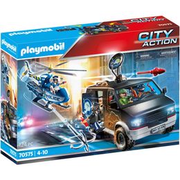 Playmobil® City Action - Polizei-Helikopter: Verfolgung des Fluchtfahrzeugs 70575