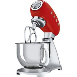 Smeg Küchenmaschine "50's Style SMF02", 800 Watt, rot