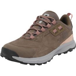 The North Face® Wanderschuhe "Cragstone Leather", Nubukleder, Gummilaufsohle, für Damen, braun, 38 1/2