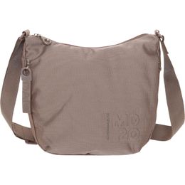 Mandarina Duck Umhängetasche, Polyester, Anhänger, Logo, für Damen, beige