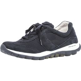 Gabor® Sneaker, Rollingsoft sensitive, Leder, für Damen, blau, 42
