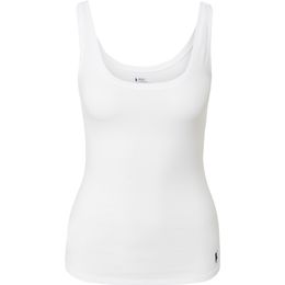 Polo Ralph Lauren Cotton Slub Unterhemd, U-Ausschnitt, uni, für Damen, weiß, M