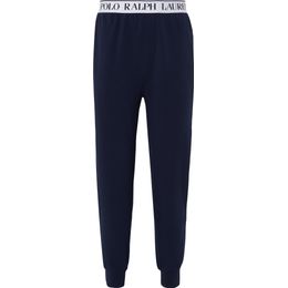 Polo Ralph Lauren Pyjamahose, lang, Logo-Bund für Herren, blau, L