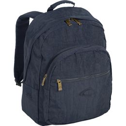 Camel Active Laptoprucksack "Journey", Nylon, Organizerfach, Seitentaschen, für Herren, blau